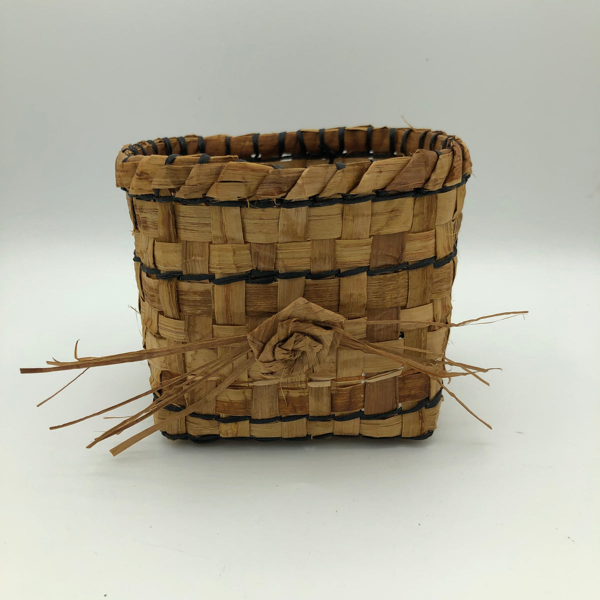 Small rectangular Woven Basket - Cedar handwoven first nations native – I-Hos Gallery
