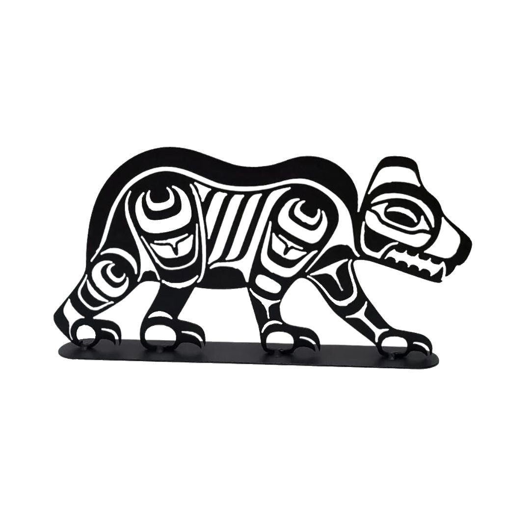Bear On Stand Designed by Trevor Husband, First Nations Artist – I-Hos ...