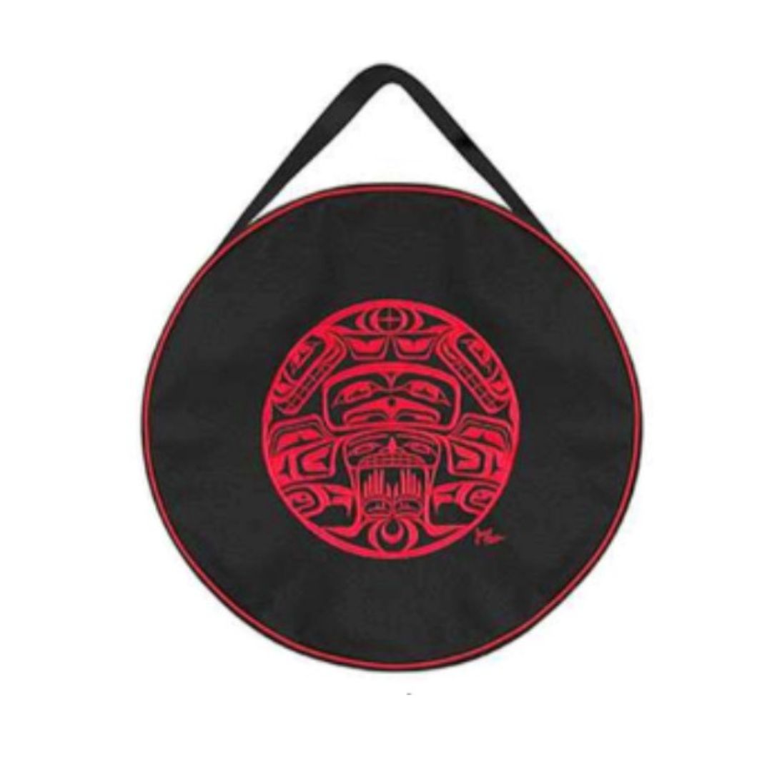 21" Drum Bags First Nations Embroidered Coast Salish Adjustable Straps ...