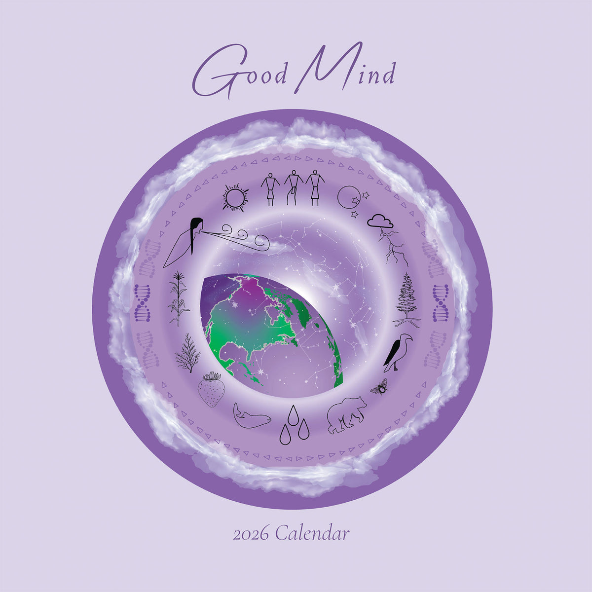 Good Mind 2026 Wall Calendar – I-Hos Gallery