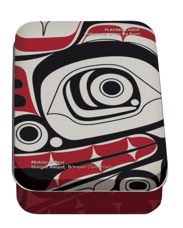 Playing Cards Travel Tin First Nations Eagle Salmon Thunderbird Whale ...