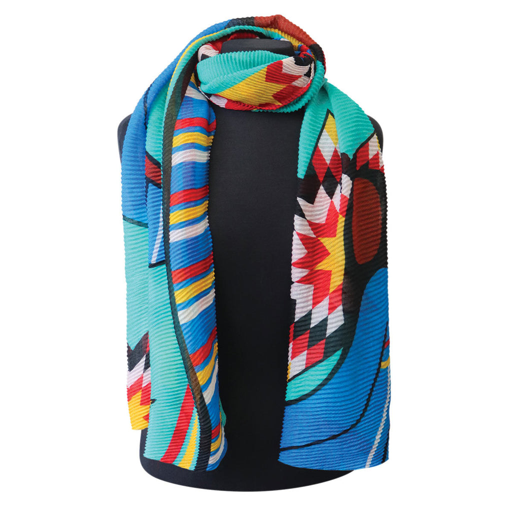 Native Eco Scarf Designed by indigenous artists recycled materials art ...