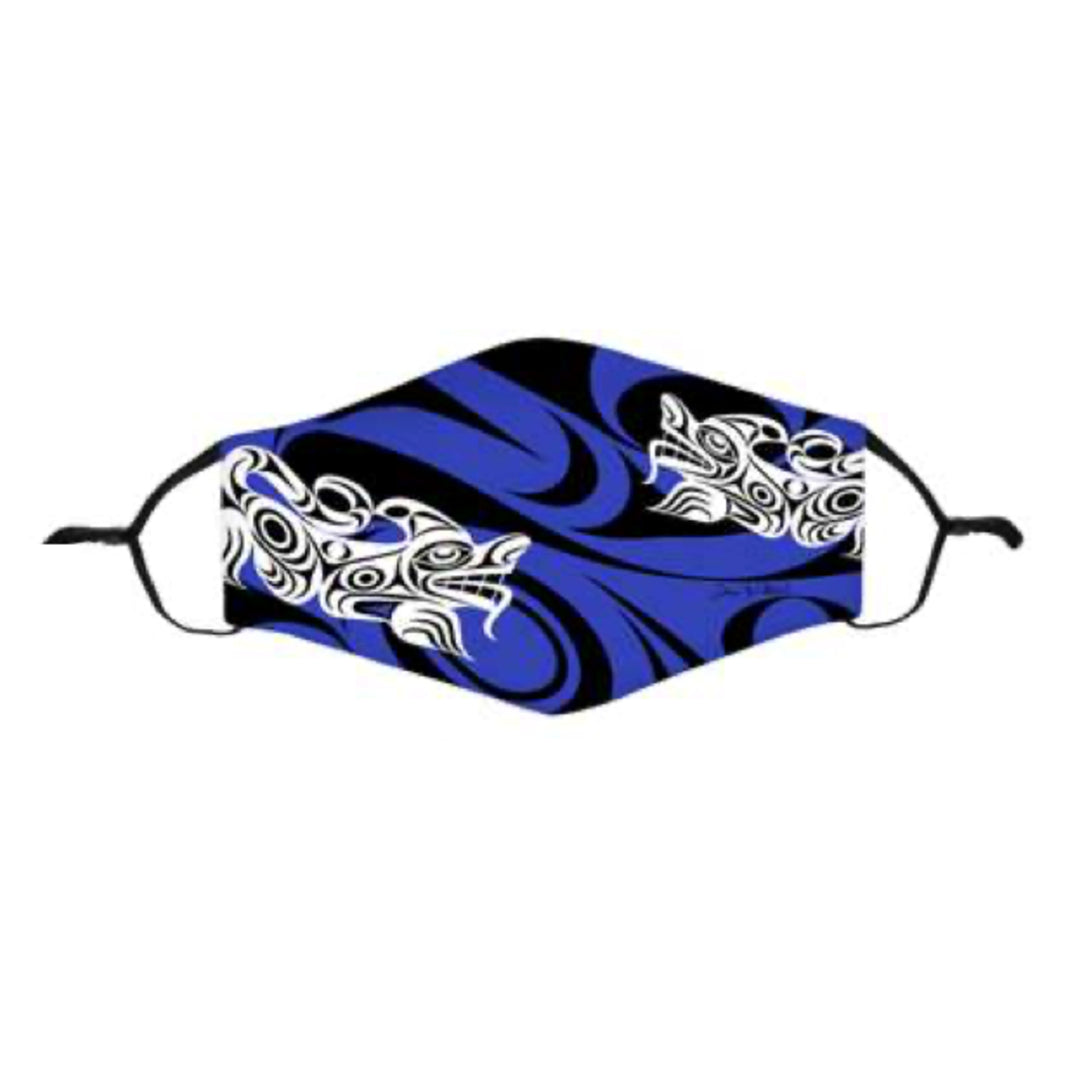 First Nations Reusable Cotton Polyester Face Masks Coast Salish Native ...