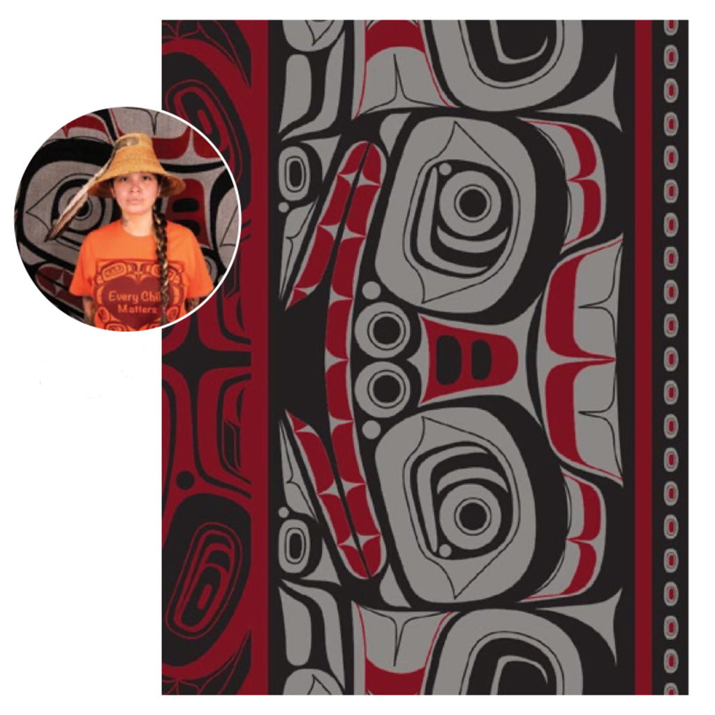Woven Blanket Native Haida Musqueam Coast Salish Tsimshian Anishinaabe – I-Hos Gallery